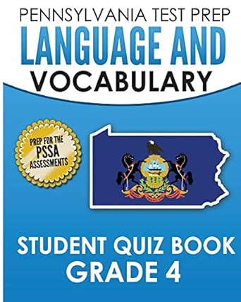 Amazon.com: PENNSYLVANIA TEST PREP Language and Vocabulary Student Quiz ...