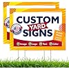 Amazon.com : Custom Yard Sign, Personalized Text, Logo and Artwork For ...