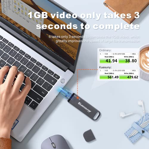 Snapklik.com : USB Flash Drive 1TB, External SSD 500MB/s Super Speed ...