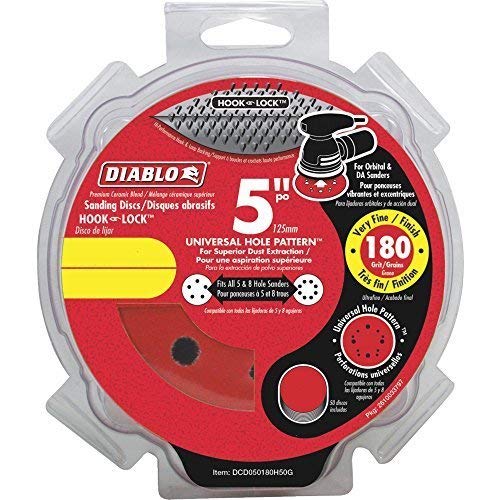 DIABLO 5 DISC ROS H&L 180G 15PK : Amazon.in: Sports, Fitness & Outdoors