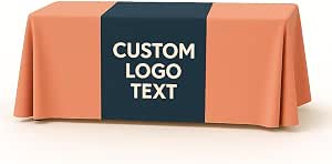 Amazon.com: Personalised Table Runner with Logo or Image, Tradeshows ...
