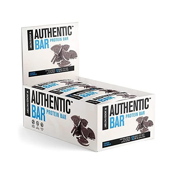 Authentic Bar Cookie Crumble Protein Bars - Tasty Meal Replacement ...