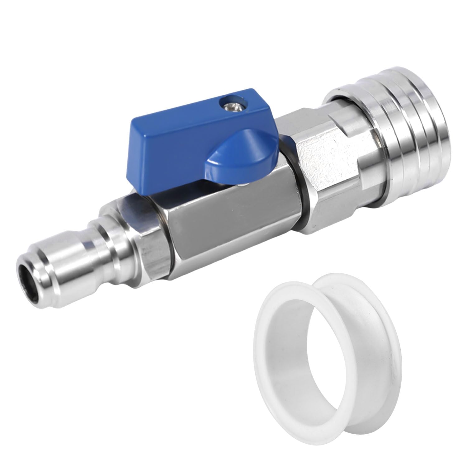Amazon.com: Quick Connect Ball Valve, Stainless Steel Pressure Washer ...