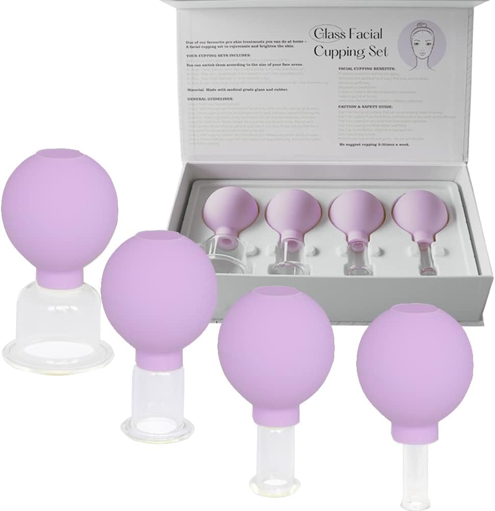 Amazon.com: Feelfree Sport Facial Cupping Therapy Set- 4pcs Face ...