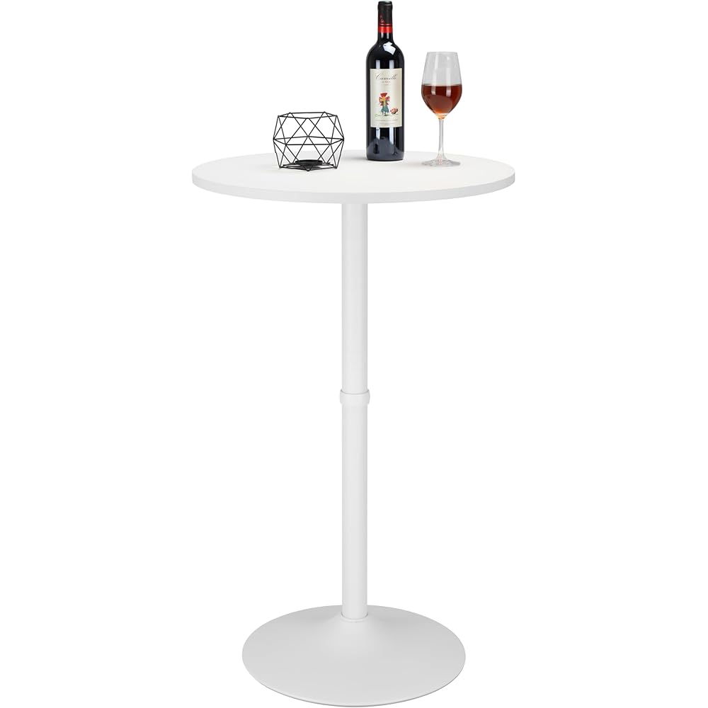 $25/mo - Finance Finnhomy 24'' Round Cocktail Bar Table with Metal Base ...
