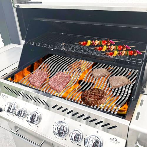 Zemibi S8C011 Stainless Steel Cooking Grid Grates Replacement for ...