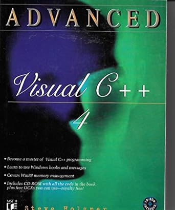 Amazon.com: Advanced Visual C++ 4: 9781558514812: Holzner, Steven: Books