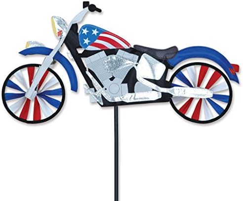 Amazon.com: Premier Kites 32 in. Motorcycle Patriotic Spinner : Patio ...