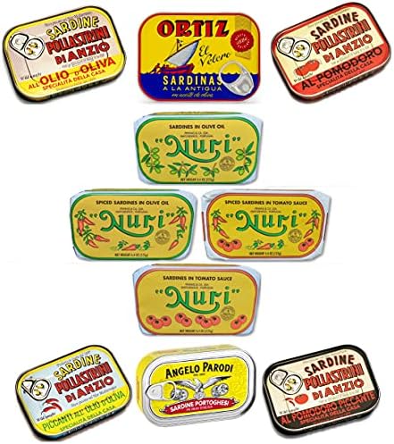 Amazon.com: Matiz Sardines Variety Pack, Wild Caught Spanish Waters ...