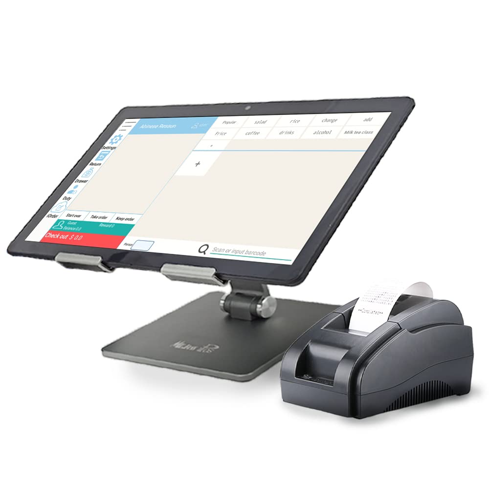 Buy MRBOSS Mobile POS Cash Register 10.1” Tablet 2" Receipt Printer ...