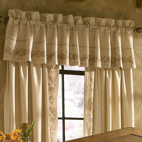 Amazon.com: Croscill Savina Tailored Window Valance : Home & Kitchen