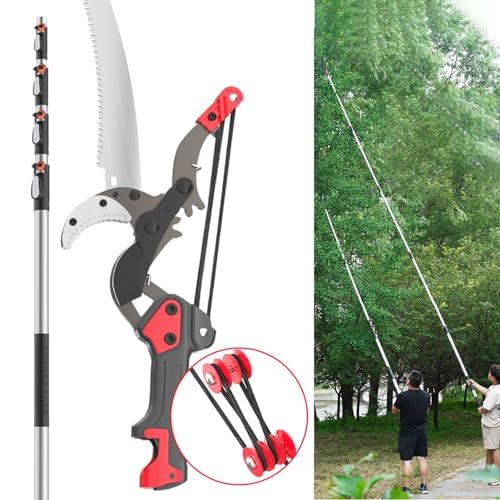 Amazon.co.jp: Ikrinefm 高枝切りバサミ 太い枝 軽量 伸縮 たかえだきりはさみ 厚みのあるアルミニウム合金 高枝切鋏 ...