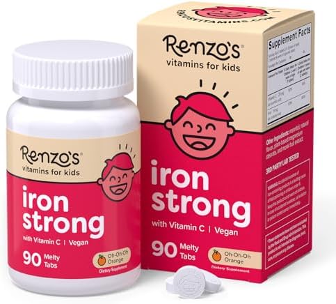 Amazon.com: Tasteless Iron for Kids + Toddlers- 4-Month Supply- No ...