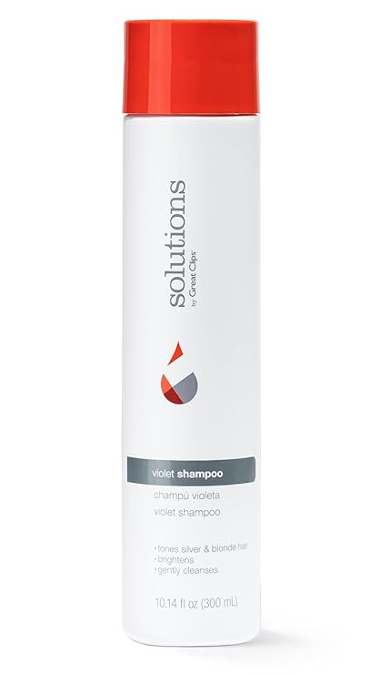 Amazon.com : GREAT CLIPS Solutions Violet Shampoo, 10oz | Toning ...