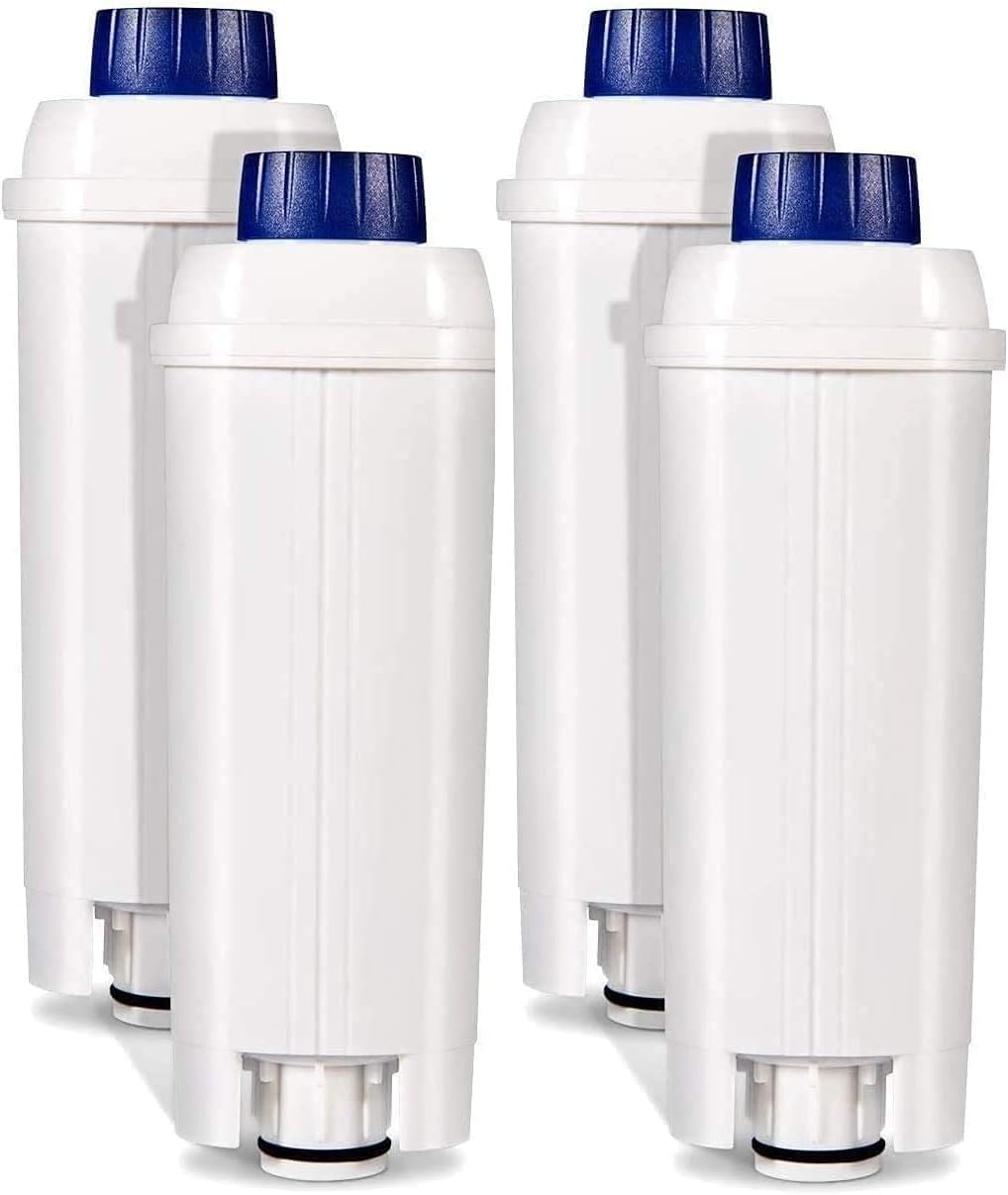 4 Pack Coffee Machine Filters Replacement for DeLonghi Filter DLSC002 ...