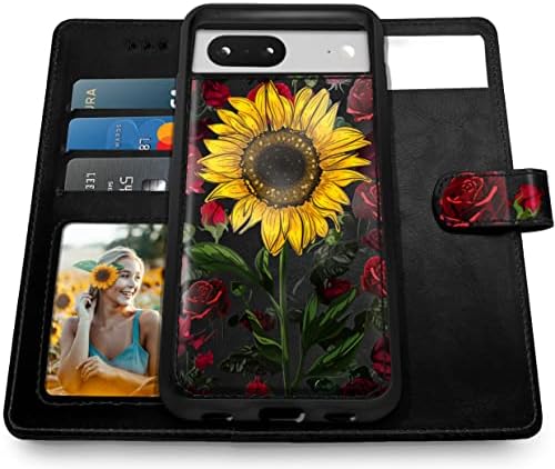 Amazon.com: Harryshell Detachable Magnetic Case Zipper Wallet Leather ...