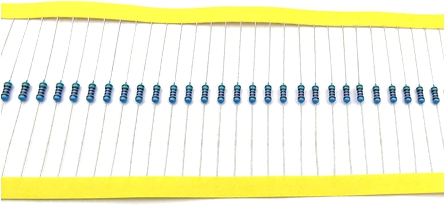 ZoiKoM 【Resistors】 50pcs 1% 1/2W 0.5W Metal Film Fixed Resistor for ...