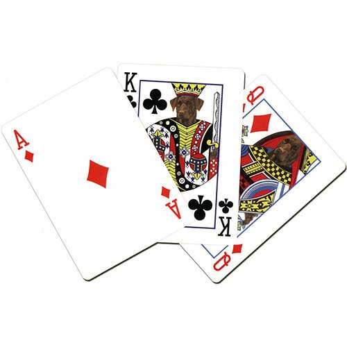 Labrador Retriever Playing Cards