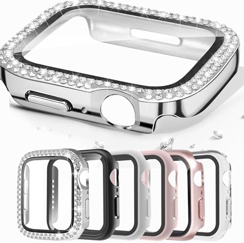 Amazon.com: 6 Packs for Apple Watch 9 8 7 Series Screen Protector 41mm ...