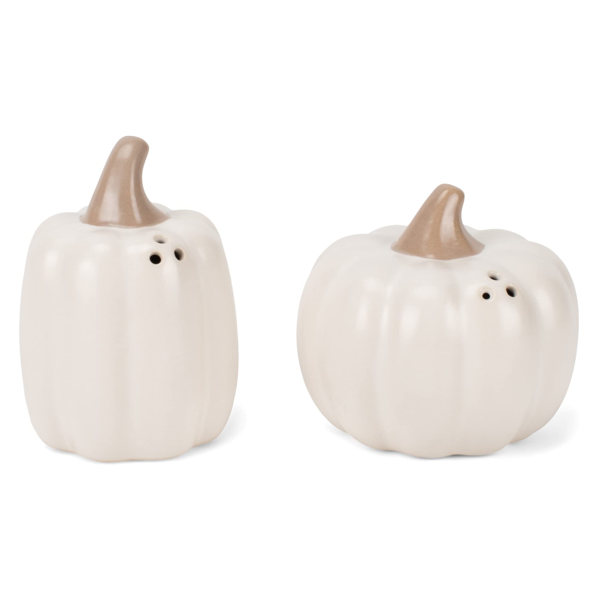 Amazon.com: Nat & Jules Mini Pumpkin Shaped 3 Inch Ceramic Salt and ...