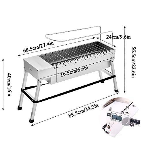 ZCF Household usb electric charcoal grill/Automatic flip barbecue stove ...