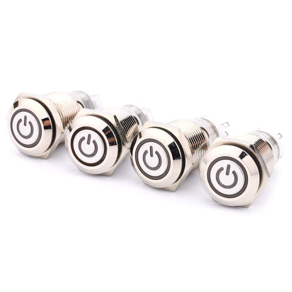 Buy Latching Push Button Switch 12v, Latching Push Button Switch Metal ...