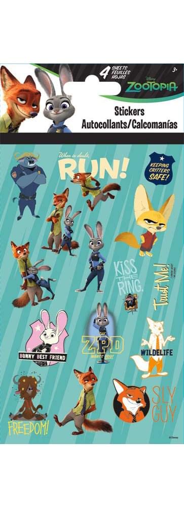 Zootopia Stickers (4 Sheets) : Amazon.ca: Toys & Games
