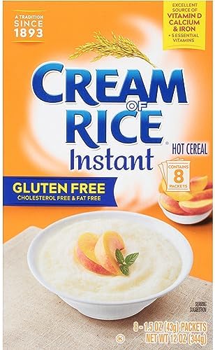 Amazon.com: Cream of Rice Instant Hot Cereal, 1.5 Ounce (Pack of 8)