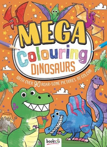 Mega Colouring: Dinosaurs : Limited, Bookoli: Amazon.in: Toys & Games