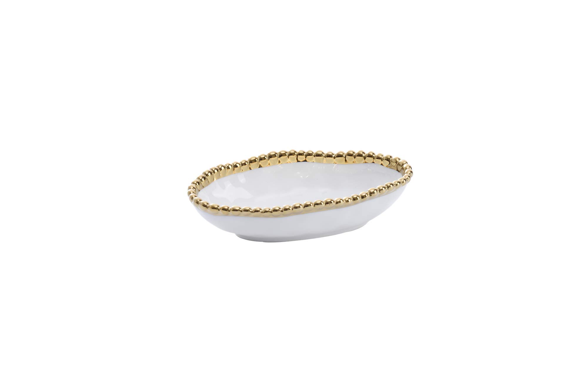 Amazon.com | Pampa Bay Golden Salerno Long Condiment Bowl: Condiment Pots