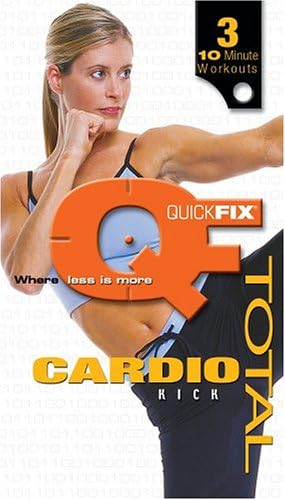 Amazon.com: Quick Fix: Total Cardio Kick Workout [VHS] : Saffell,Janis ...