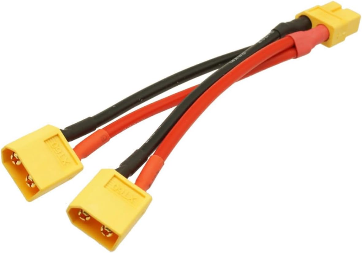 Amazon.com: VICASKY Battery Connector Cable Parallel Battery Cable Xt60 ...