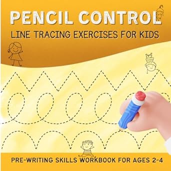 Amazon.com: Pencil Control - Line Tracing Exercises for Kids: Pre ...