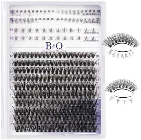 Amazon.com: Yawamica Cluster Eyelash Extensions Fluffy Lash Clusters ...
