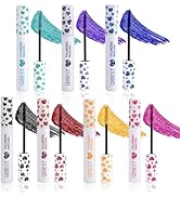 Amazon.com : Colored Mascara Set, 12 Colors Waterproof Gift Set, Red ...