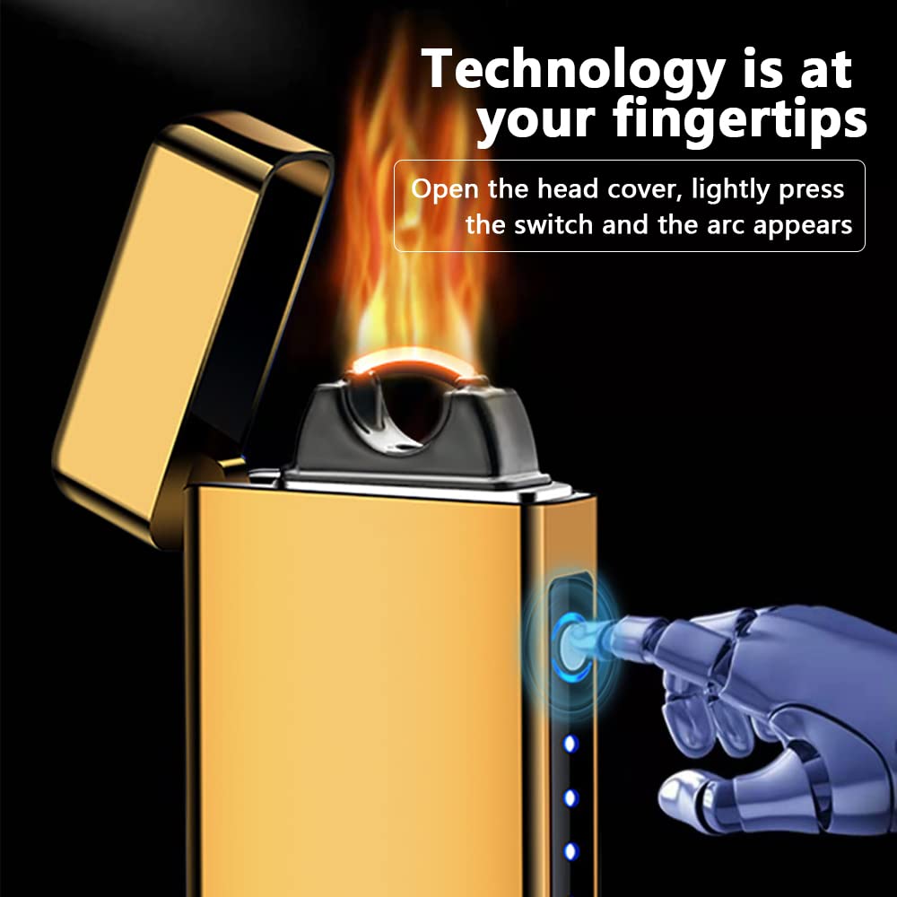Snapklik.com : YOZWOO Plasma Lighter USB Rechargeable Electric Lighter ...