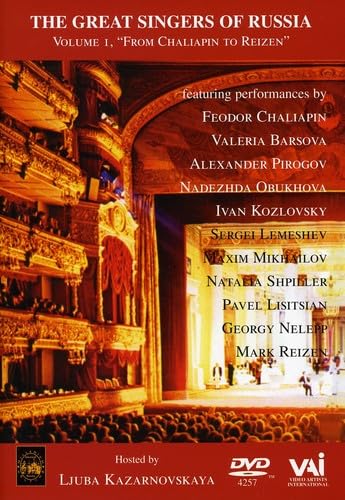 The Great Singers of Russia Vol. 1: Amazon.in: Feodor Chaliapin, Sr ...