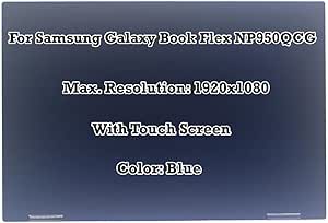 Amazon.com: 15.6" Replacement for Samsung Galaxy Book Flex NP950QCG-K01US FHD 1920x1080 LCD ...