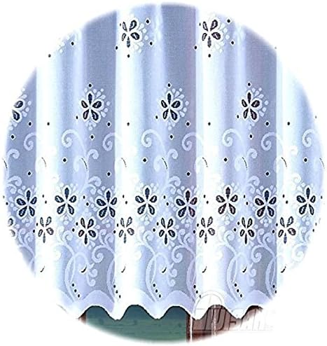 Kitchen Curtain Cafe Net Curtain Lace Drop Sold by the metre (sample ...