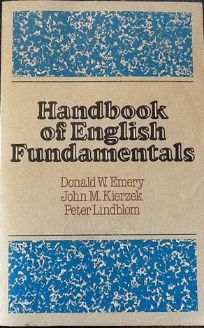 Handbook of English fundamentals: Emery, Donald W: 9780023329401 ...