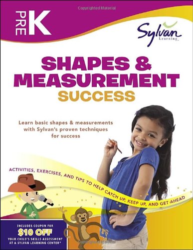 Amazon.com: Pre-K Shapes & Measurement Success (Sylvan Workbooks) (Math ...