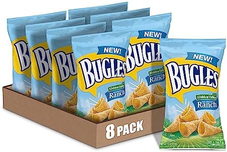 Amazon.com: Bugles Tabasco Flavored Crispy Corn Snacks, Hot and Cheesy, 7.5 oz