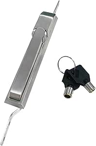 Amazon.com: 304 Stainless Three Point Rod Latch Panel Electrical Rod ...