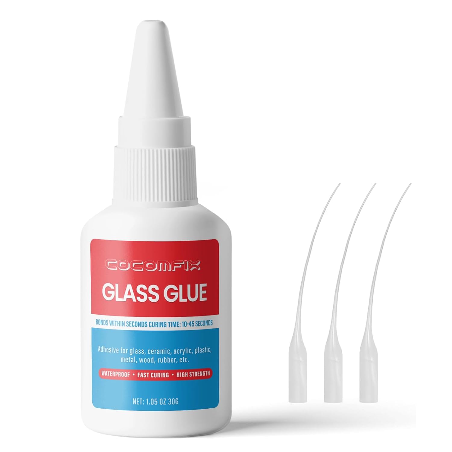 Ultimate Glass Glue, 30g Fast-Drying Clear Repair Heavy Duty Superglue ...