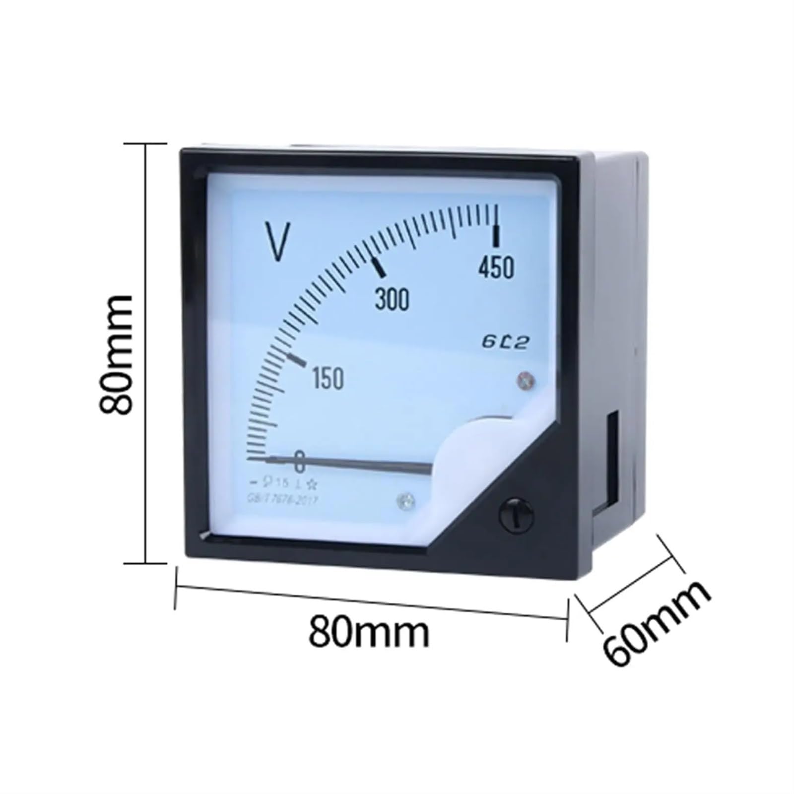 Snapklik.com : 6C2 Pointer Type Voltmeter 1000V 1500V 600V Panel Analog ...