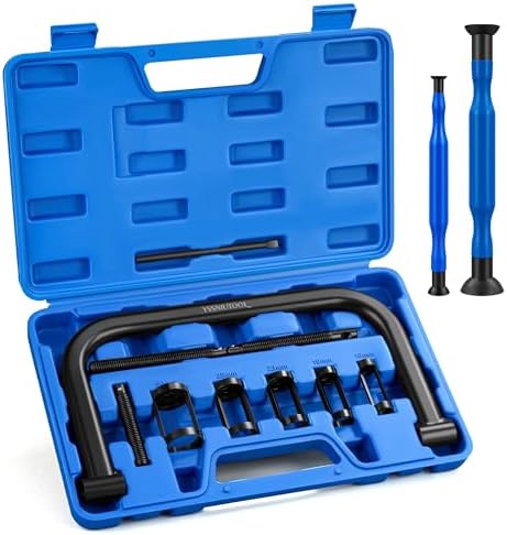 Amazon.com: YSSNIUTOOL Valve Spring Compressor | 10 Piece Spring Clamp ...