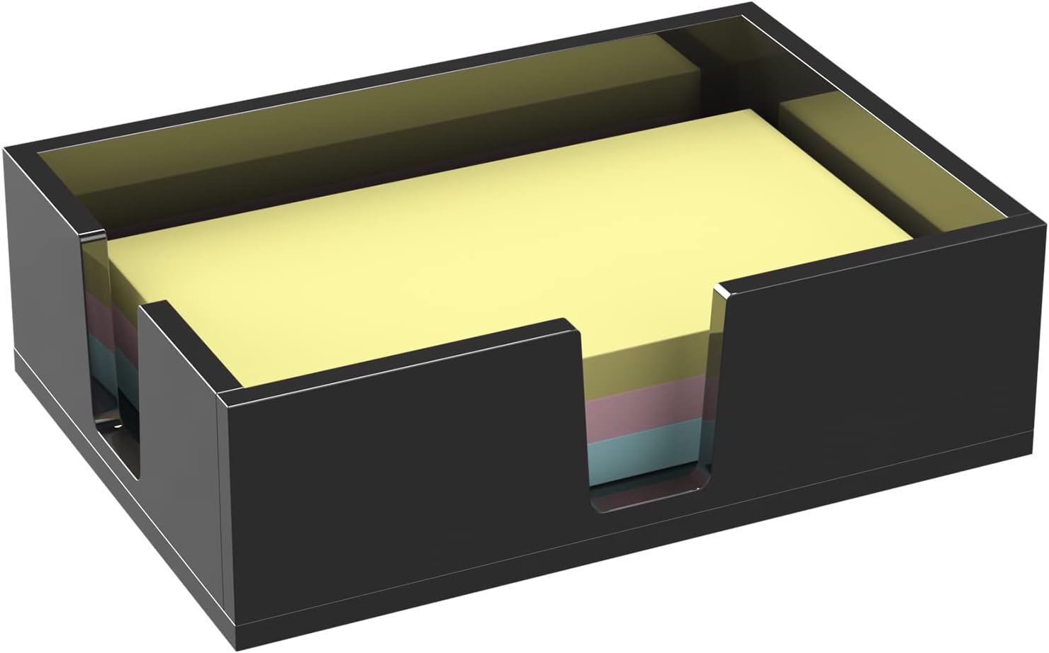 Amazon.com: BOSSCASA Acrylic Sticky Note Holder, Self-Stick Note Pad ...