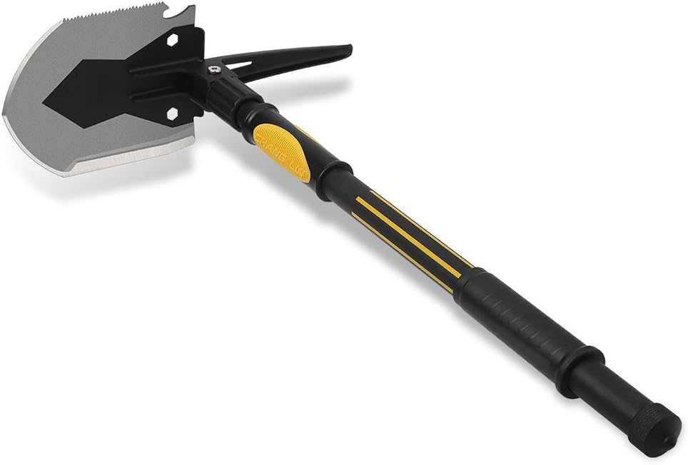 Amazon.com : TOPIND Multi-Function Folding Spade Military Folding ...
