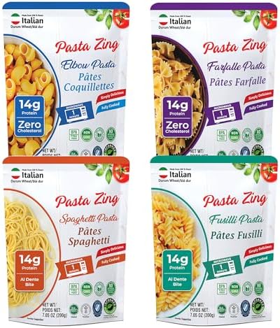Amazon.com: Pasta Zing Variety Pack, 7 Pack (200g Each) – 2 Spaghetti ...
