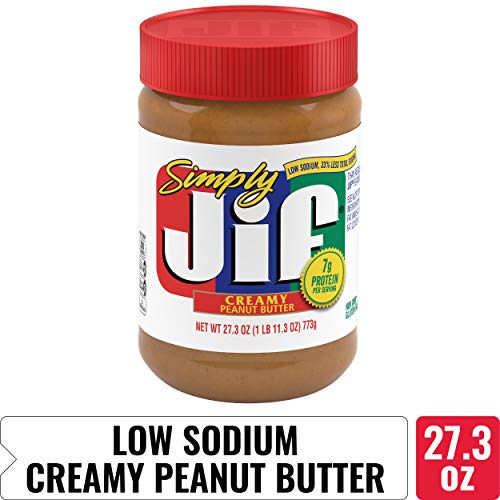 Simply Jif Creamy Peanut Butter, 27.3 oz. (Pack of 10) – 7g (7% DV) of ...